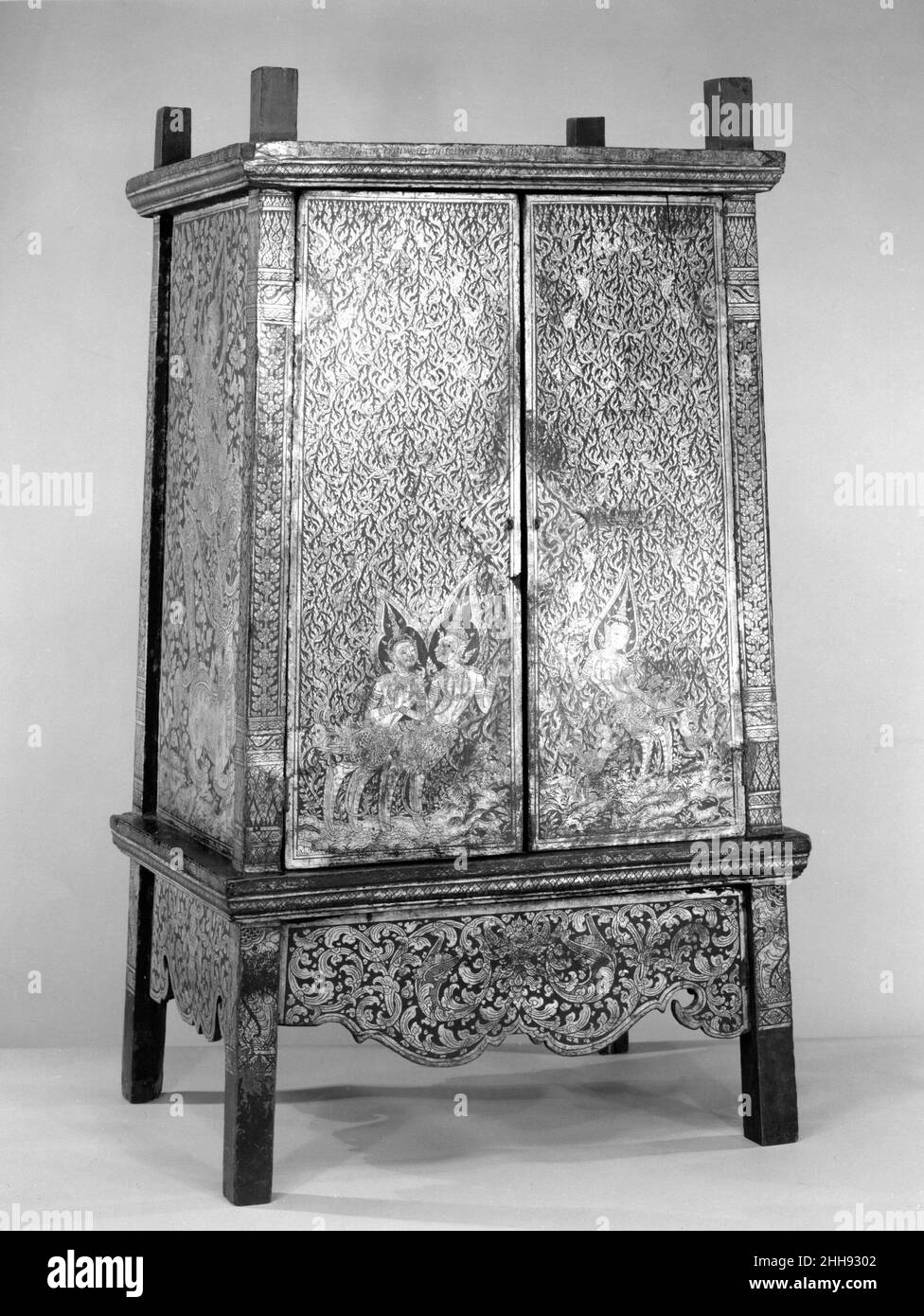 Manuscript Storage Cabinet 18th century Thailand. Manuscript Storage ...