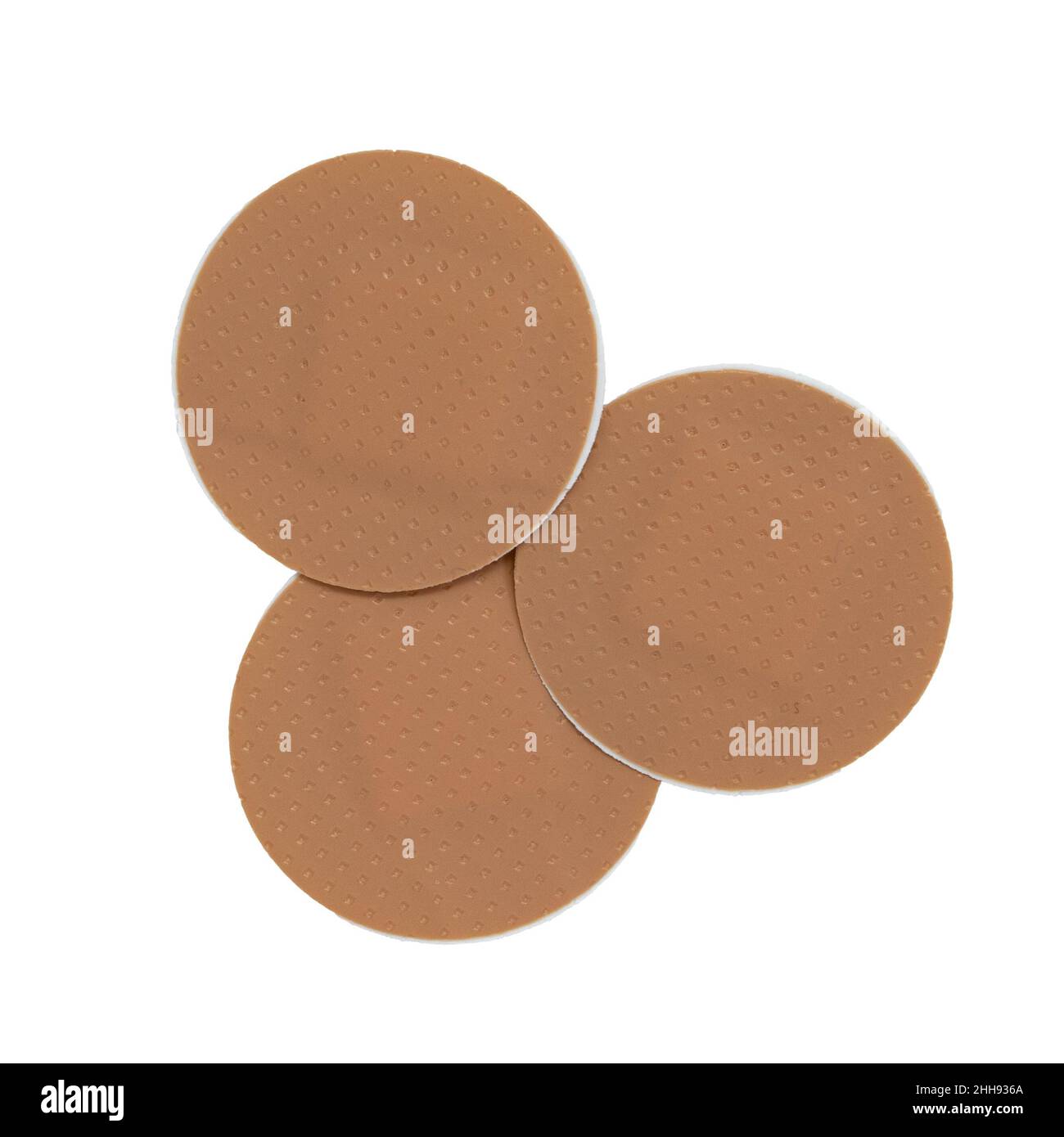 medical plaster isolated on white background, top view of sticking ...