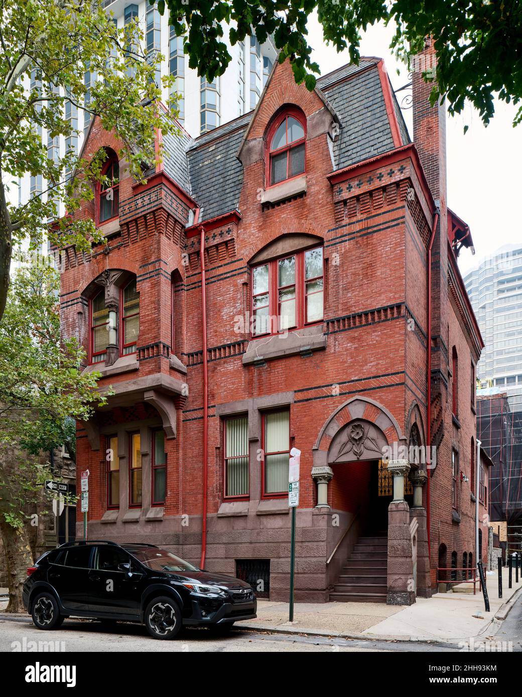 Thomas Hockley house designed by Frank Furness Stock Photo - Alamy
