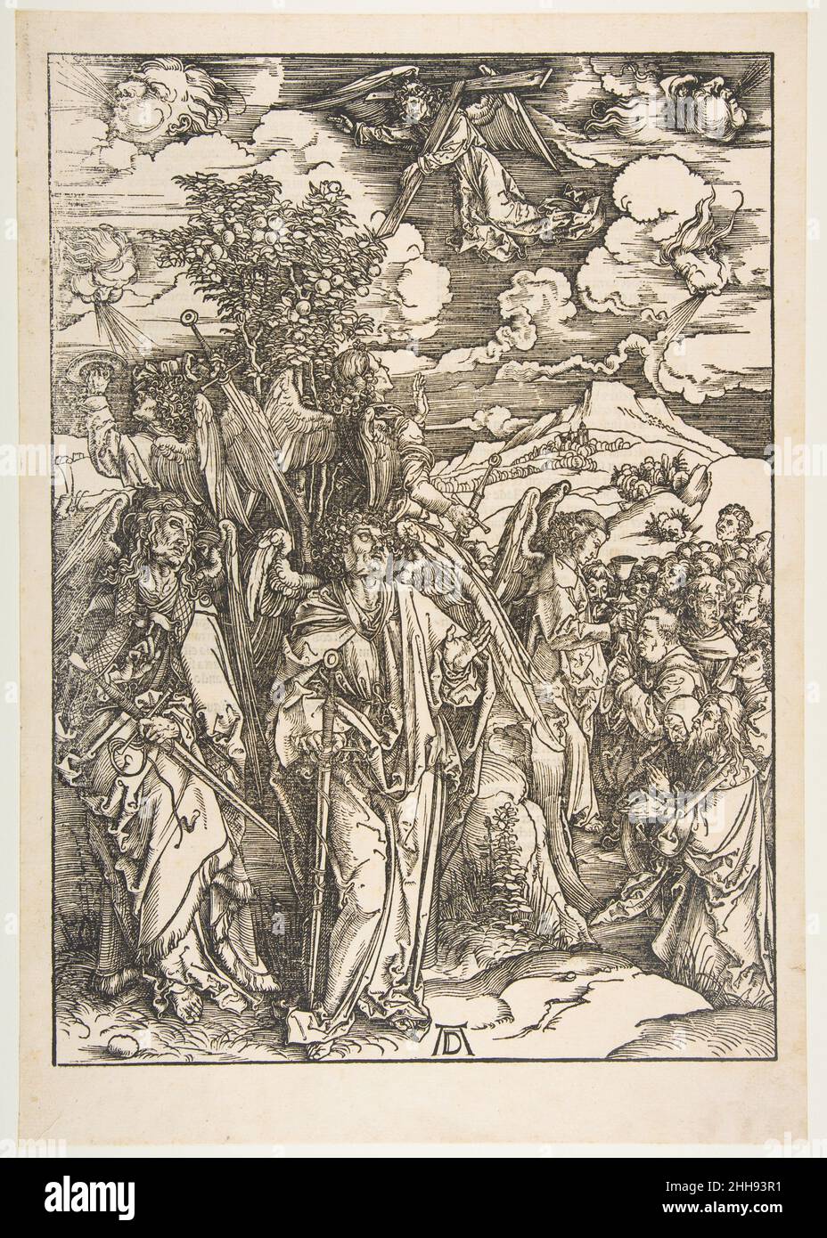 The four angels holding the four winds hi-res stock photography and ...