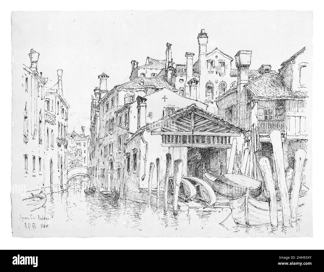 Venice italy gondola on Cut Out Stock Images & Pictures - Alamy