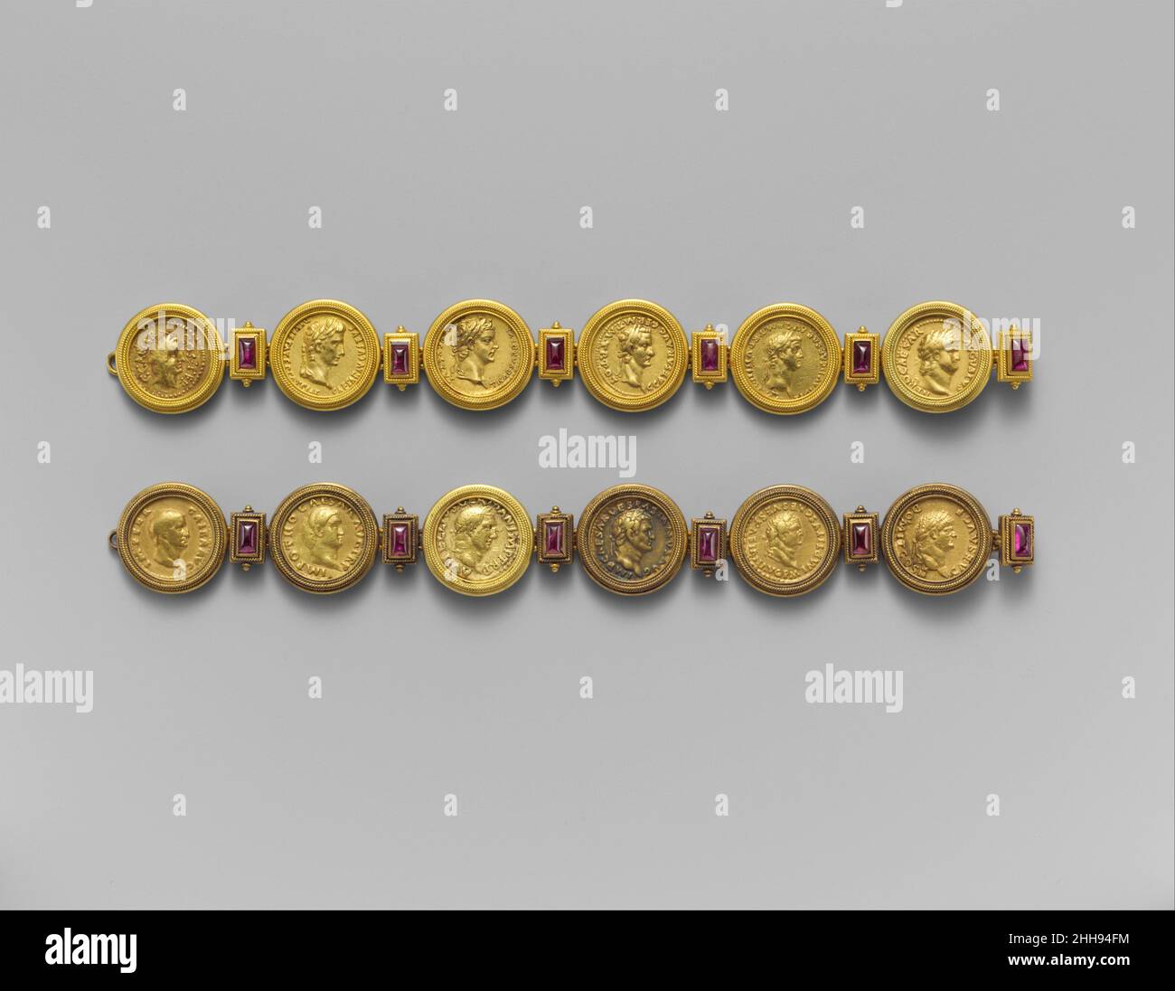 Gold aurei of the Twelve Caesars ca. 46 B.C.–A.D. 68 Roman The coins ...