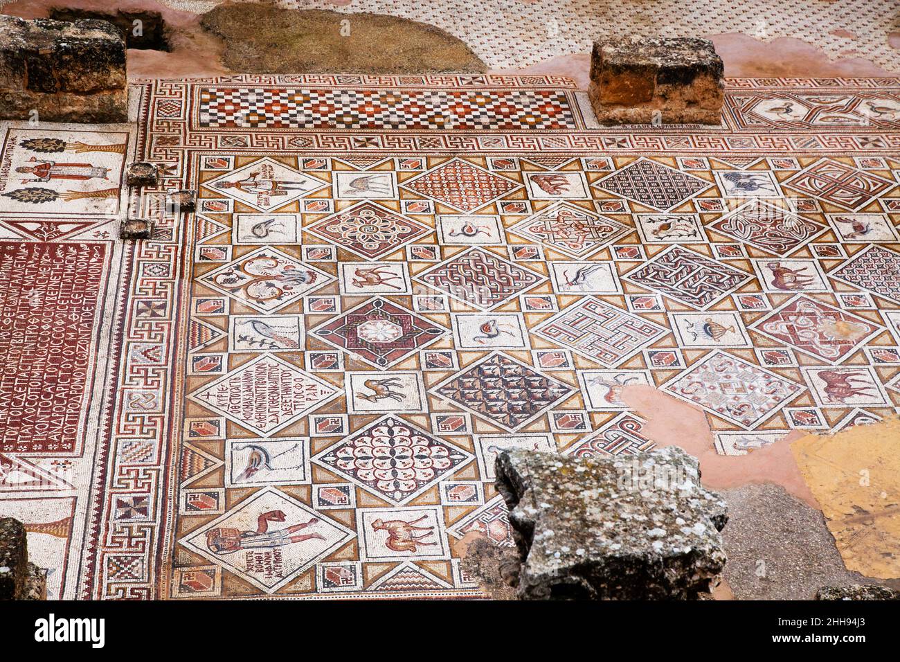 Madaba with its mosaics and Mount Nebo Stock Photo - Alamy
