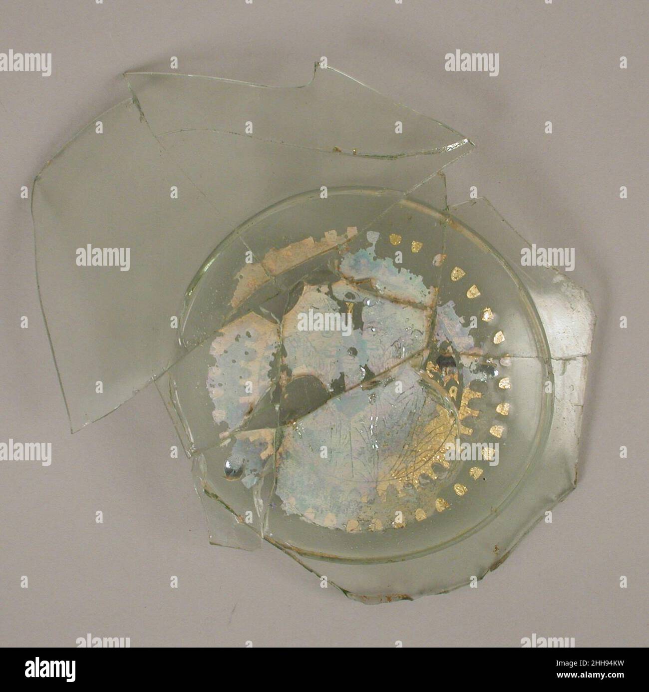 Bowl Bottom with the Busts of Two Saints (Peter and Paul?) late 4th ...