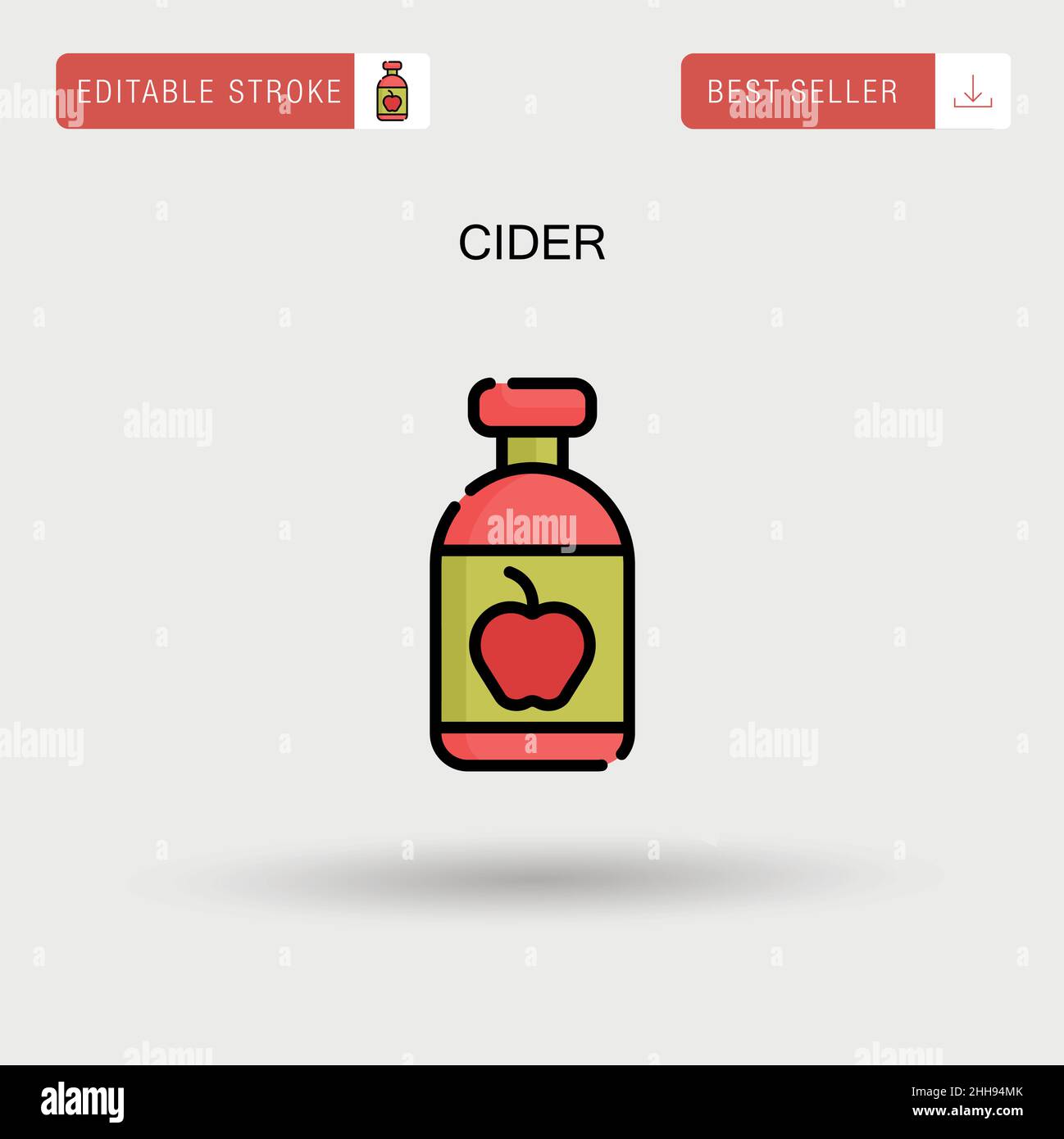 Cider Stock Vector Images - Alamy