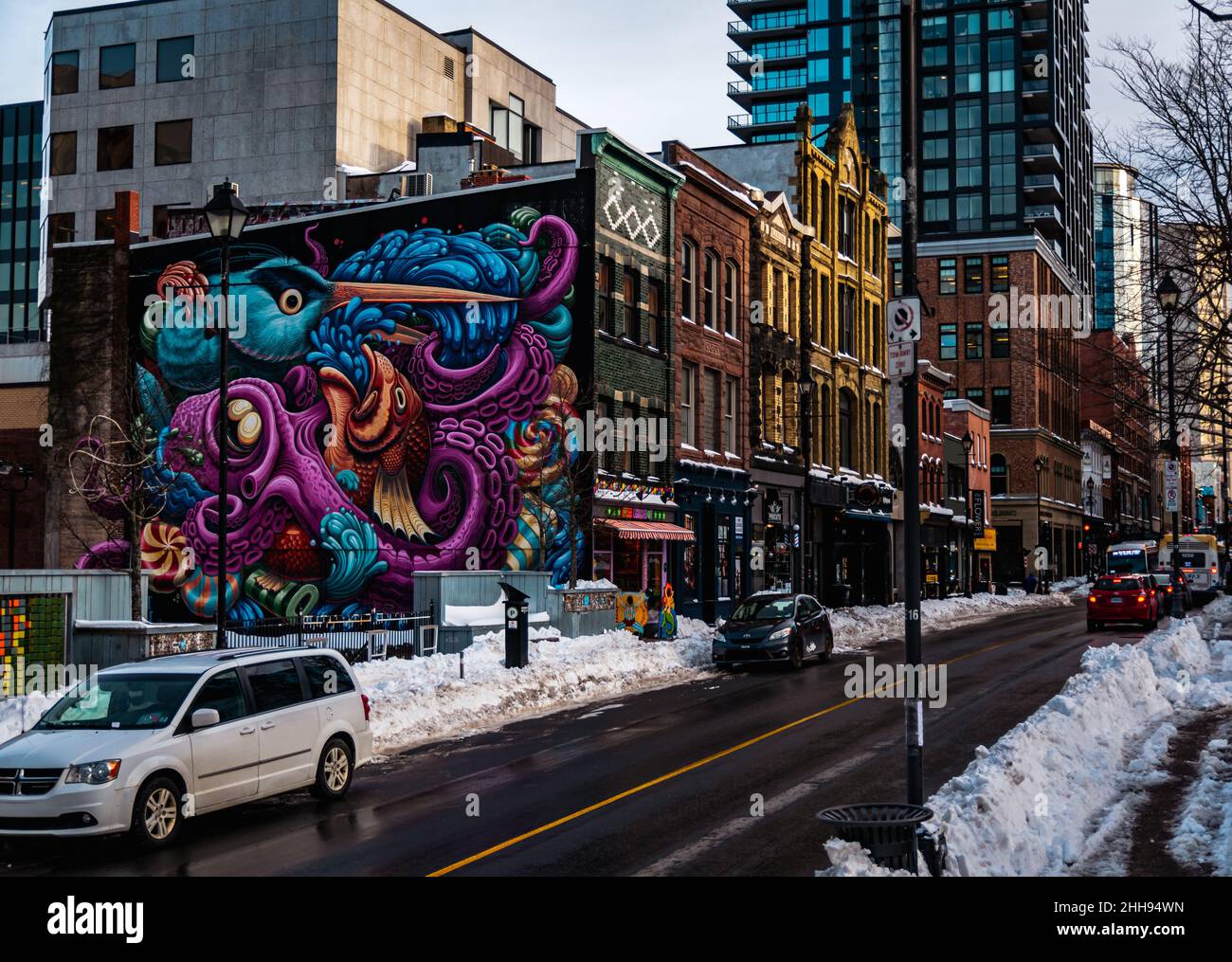 barrington street halifax nova scotia Stock Photo - Alamy
