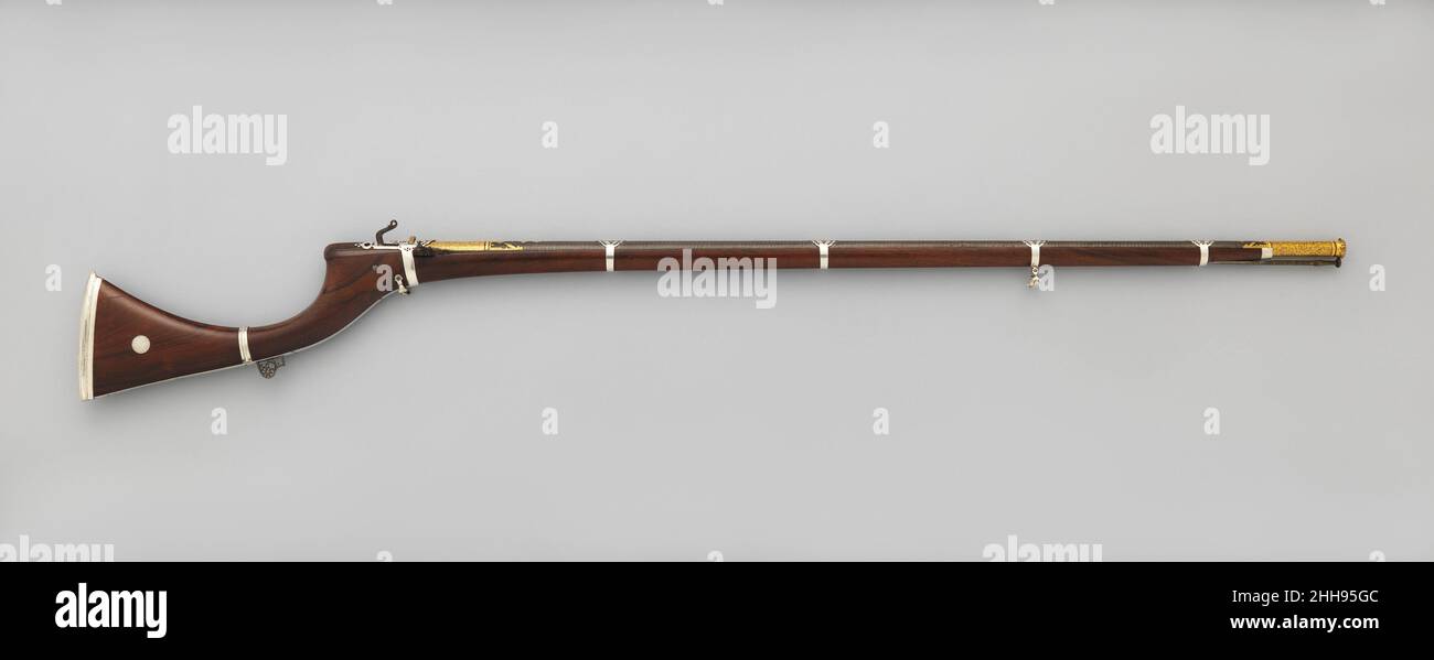 Matchlock Rifle second quarter of the 19th century Indian, Sind (now ...