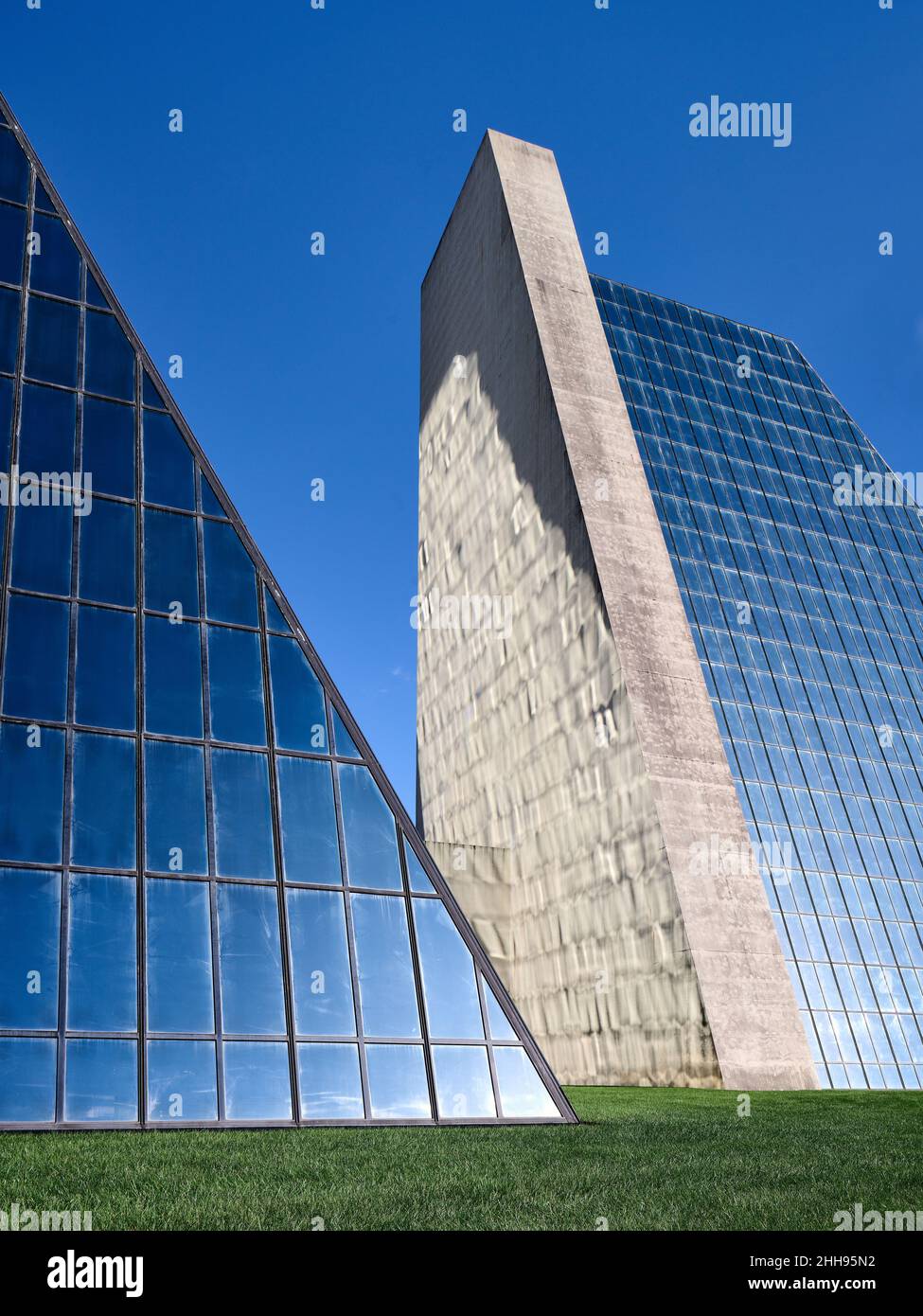The Pyramids designed by Kevin Roche Stock Photo - Alamy