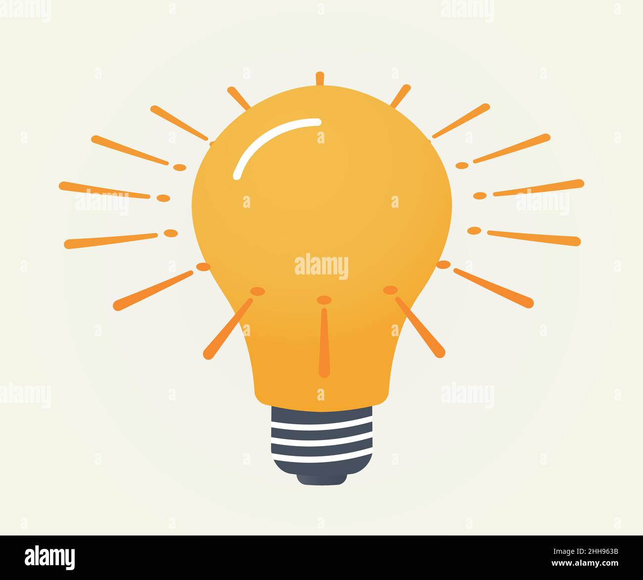 Light bulb symbol idea business Stock Vector Images - Alamy