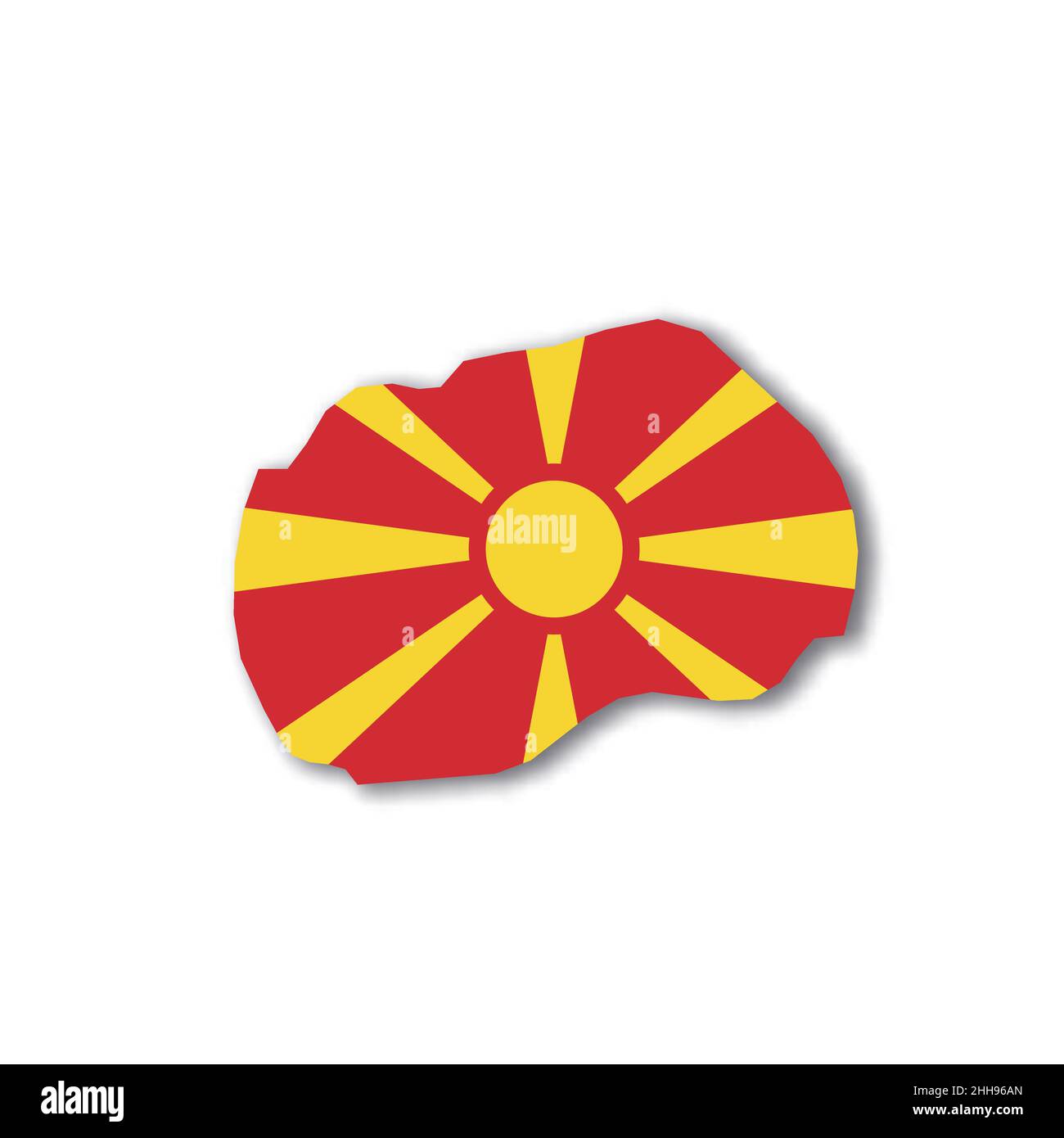 Macedonian map hi-res stock photography and images - Alamy