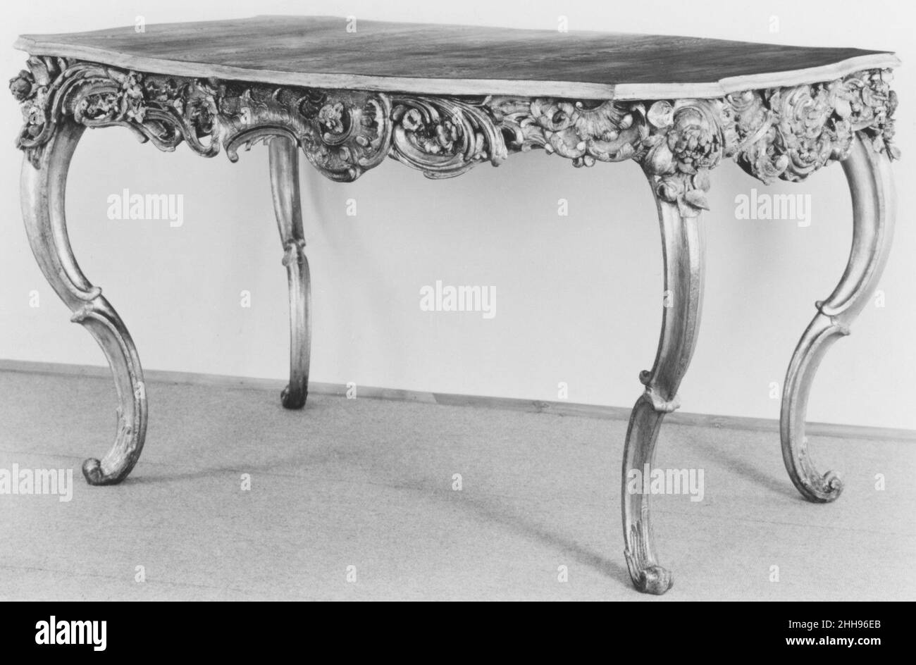Center table (part of a set) ca. 1765 German, Würzburg. Center table ...