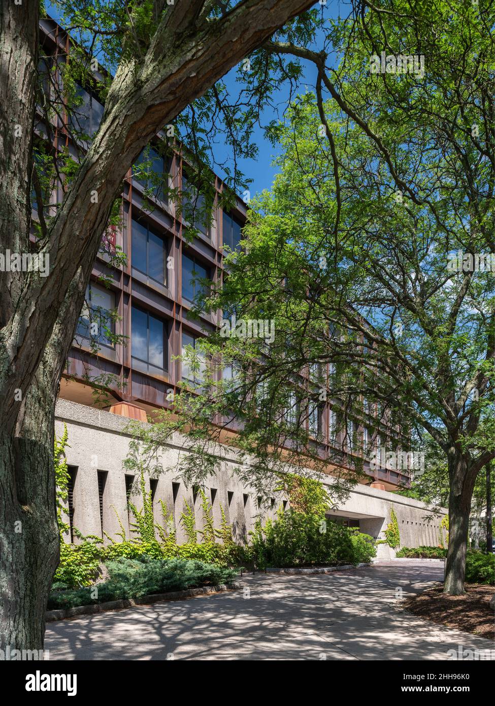 Uris Hall at Cornell University designed by Gordon Bunshaft Stock Photo ...