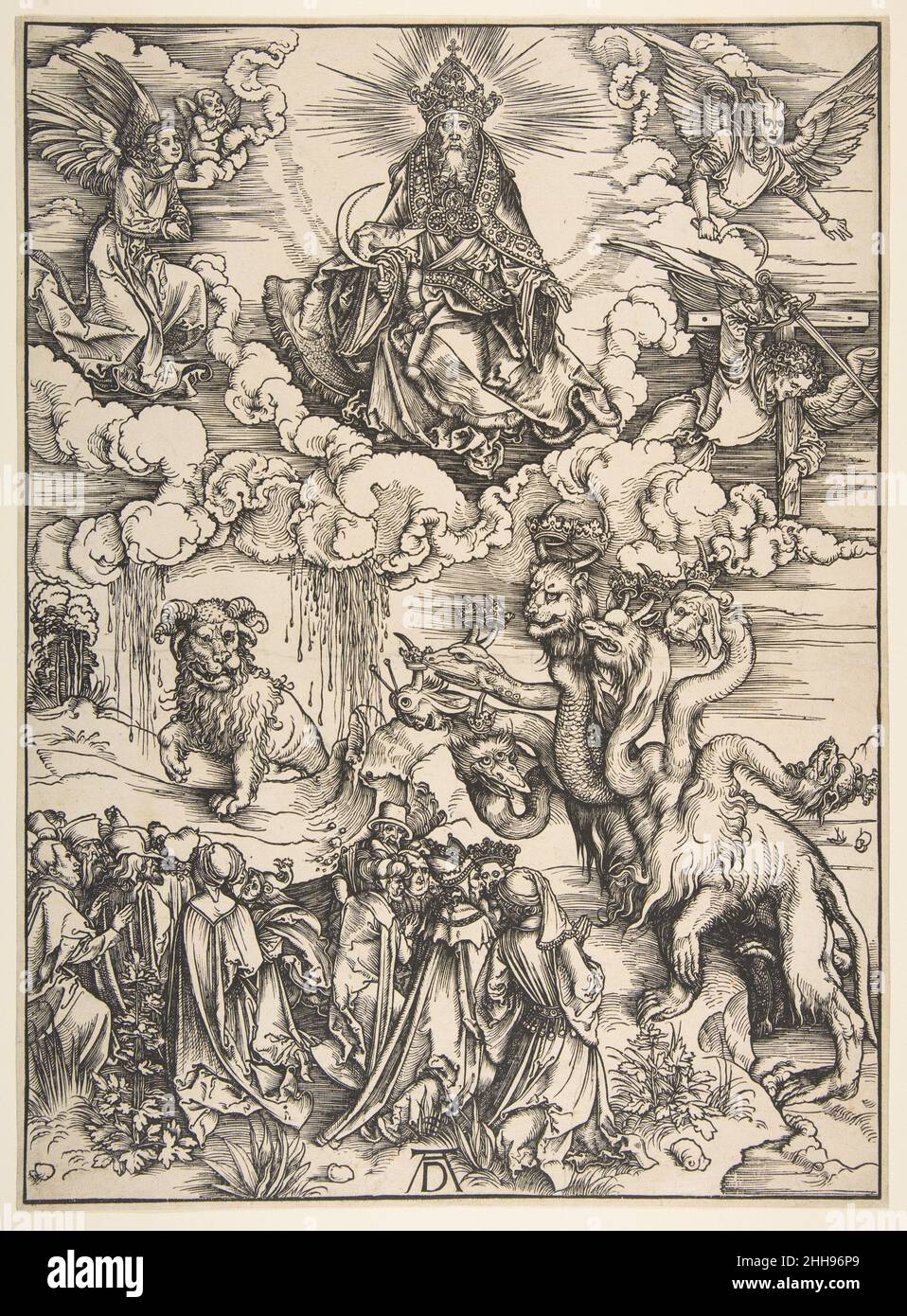 The Beast with the Seven Heads and the Beast with Lamb's Horns 1511 ...