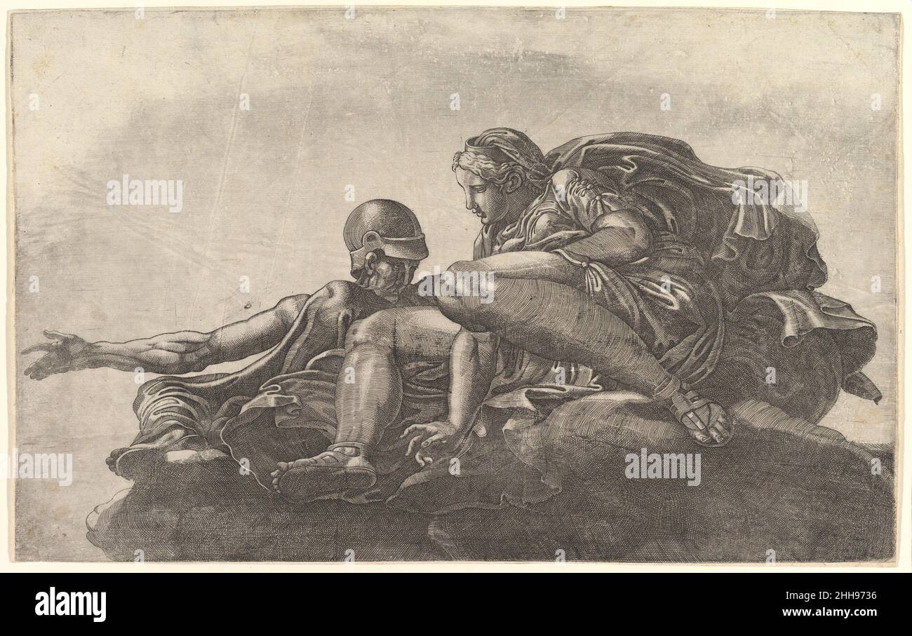 Two Gods on a Cloud mid-16th century Attributed to Master FG Italian ...