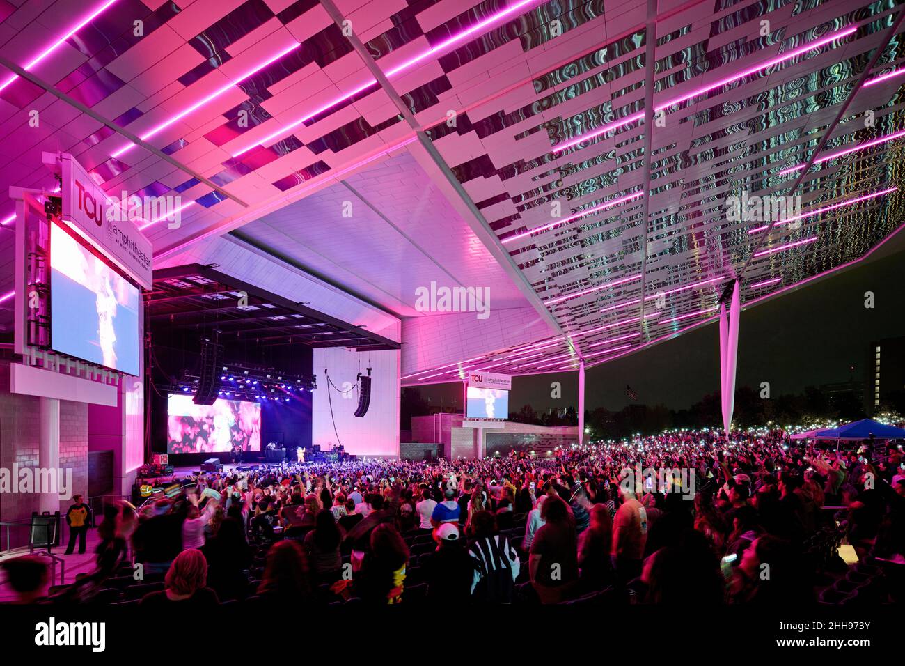 TCU Amphitheater at White River State Park Stock Photo - Alamy