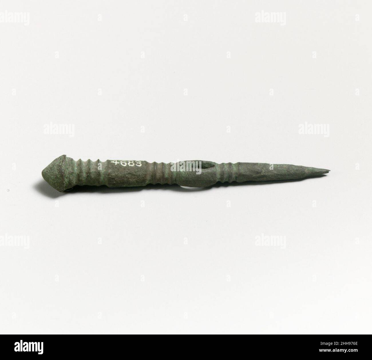 Bronze eyelet-type pin ca. 14th century B.C. Mycenaean "Eyelet" type ...