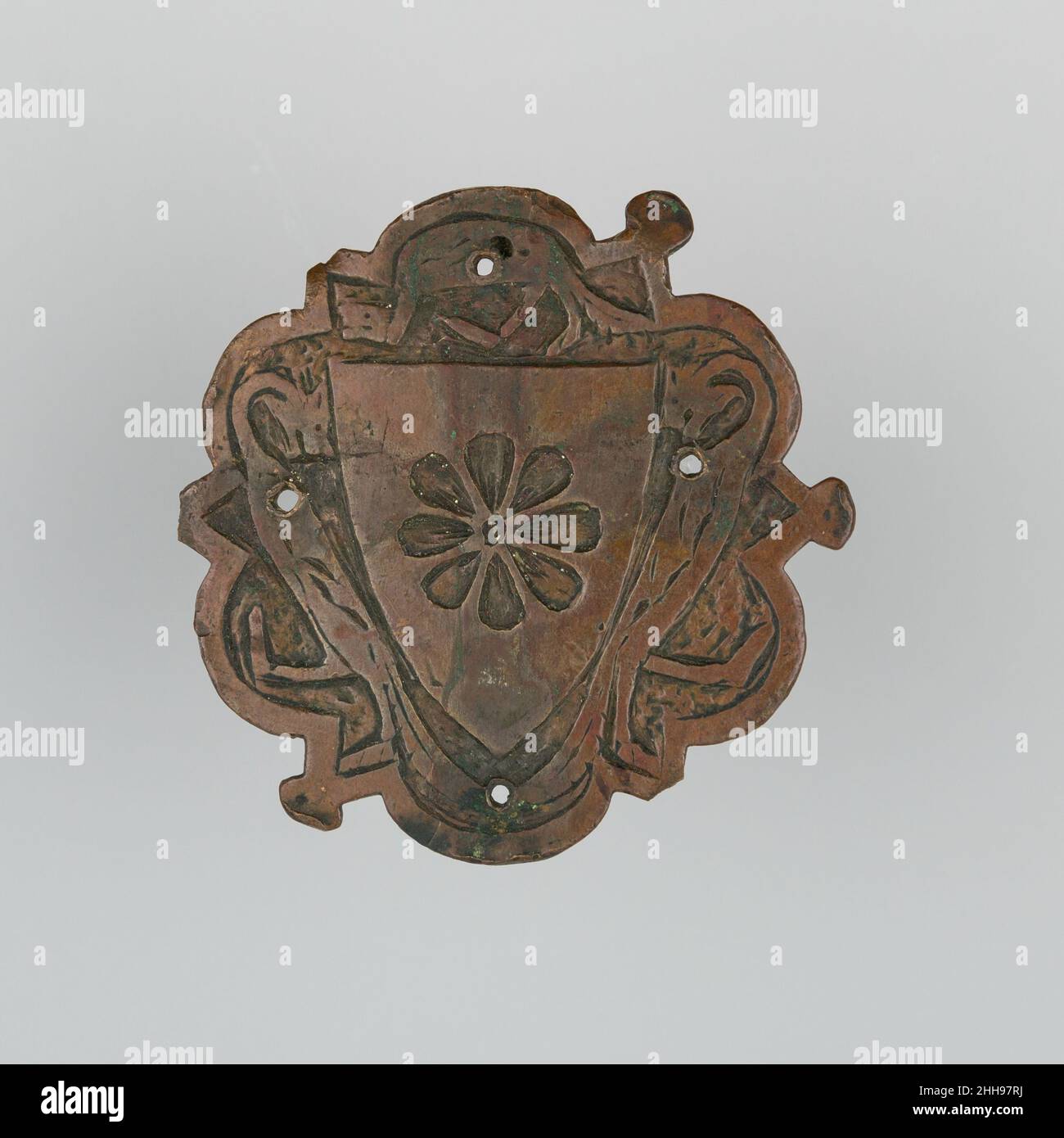 Badge or Harness Pendant 14th century Spanish Heraldry, or coat-of-arms ...