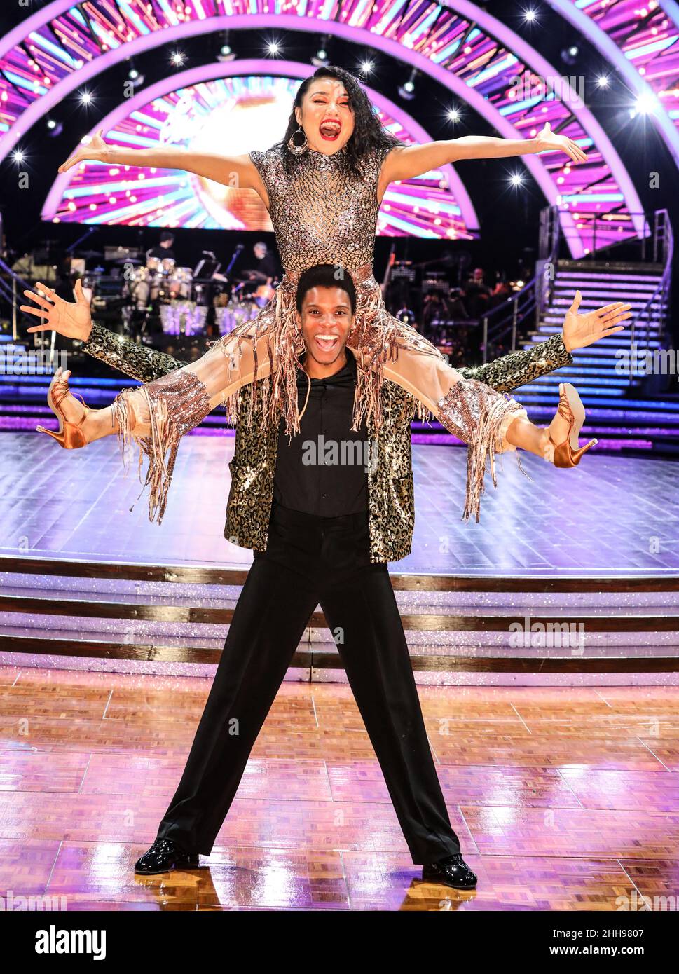 Birmingham, UK. 20th Jan, 2022. Nancy Xu and Rhys Stephenson of the ...