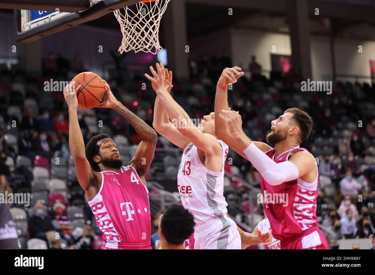 Bonn, Germany. 23rd Jan, 2022. Basketball Bundesliga, Matchday 18, BBL ...