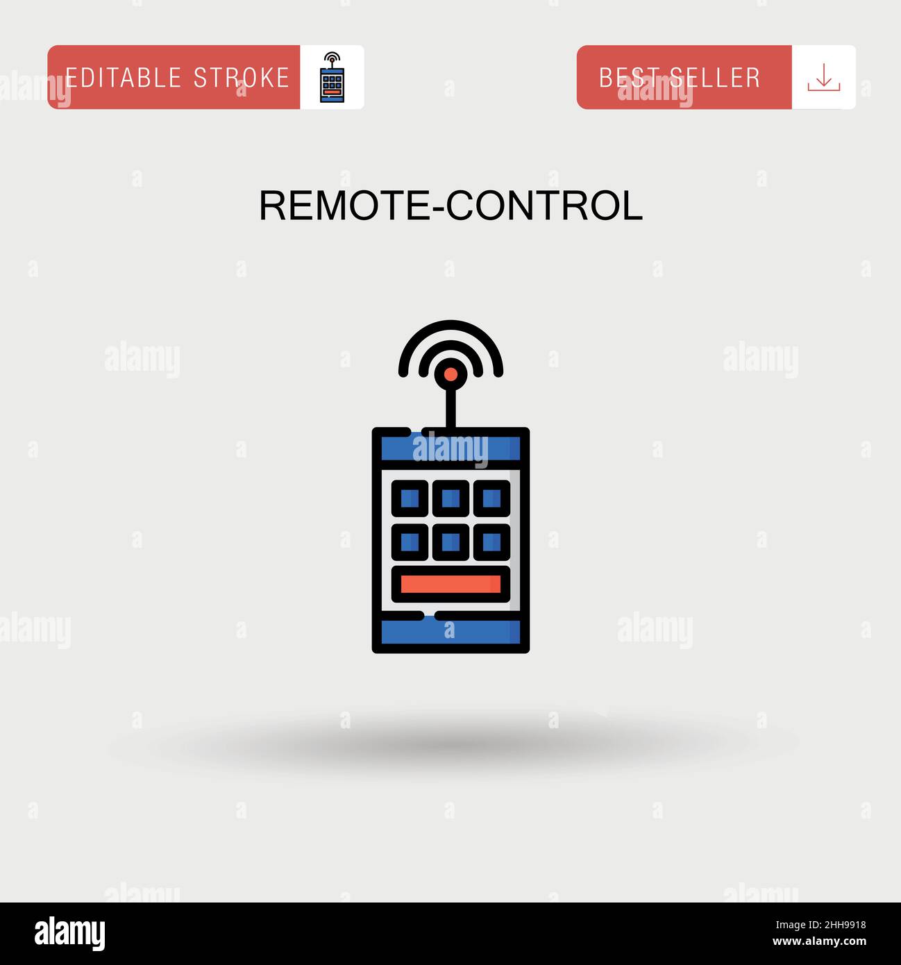 Tv remote control holding Stock Vector Images - Alamy