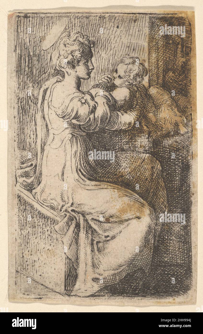 Virgin and Child early 16th century Parmigianino (Girolamo Francesco ...