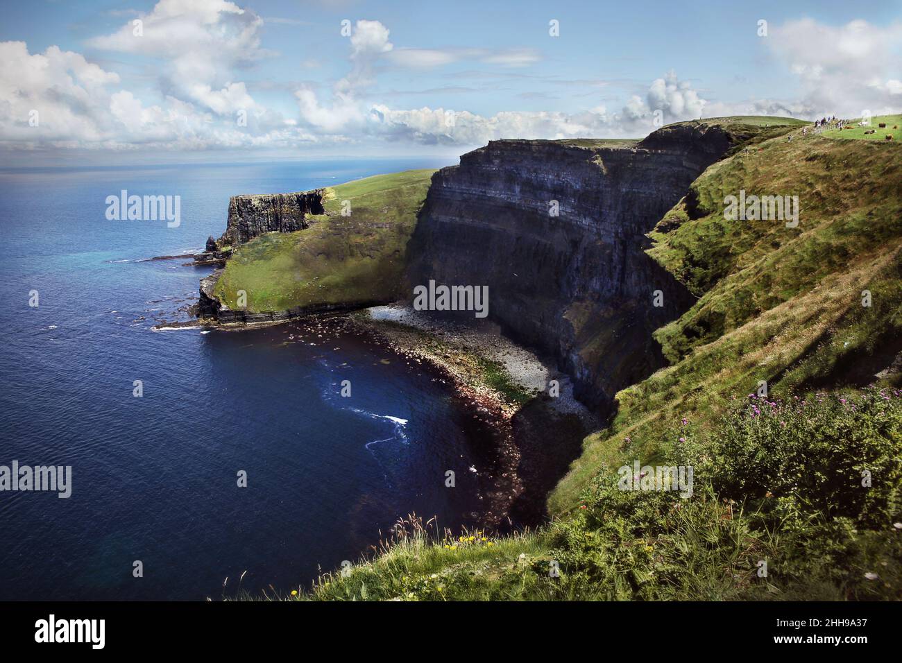 The beautiful Cliffs of Moher in Ireland Stock Photo - Alamy