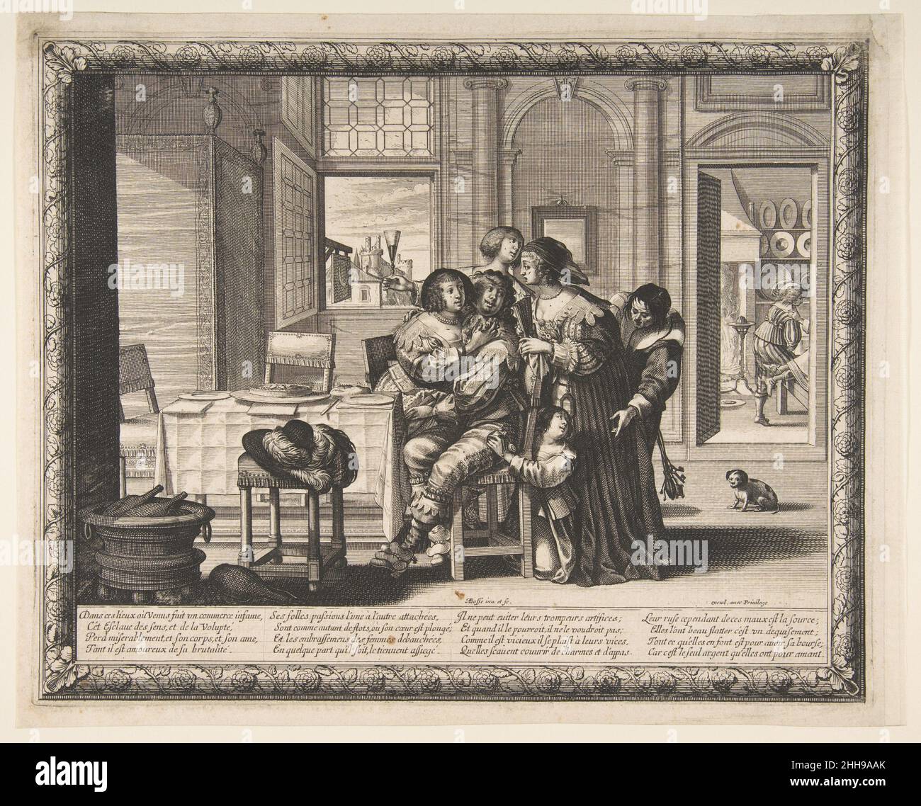 The Prodigal Son In A House Of Ill Repute Ca 1636 Abraham Bosse French