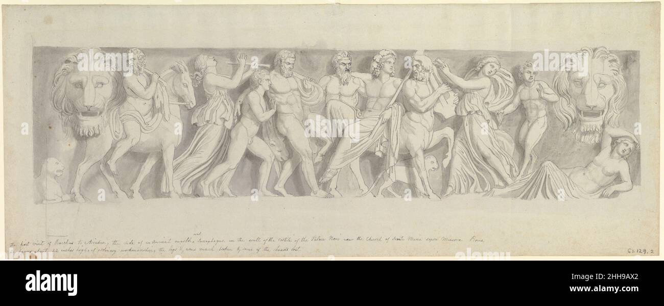 Design for a Frieze, after a Roman Sarcophagus: The First Visit of ...
