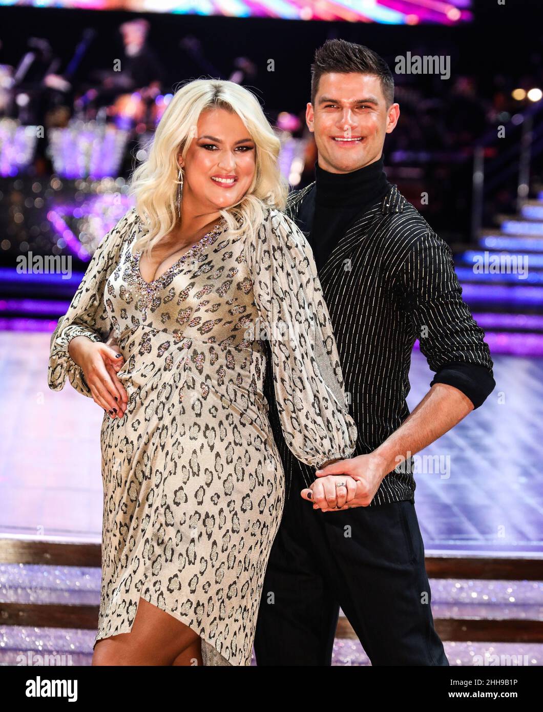 Sara Davies and Aljaz Skorjanec of the Strictly Come Dancing Live Tour ...