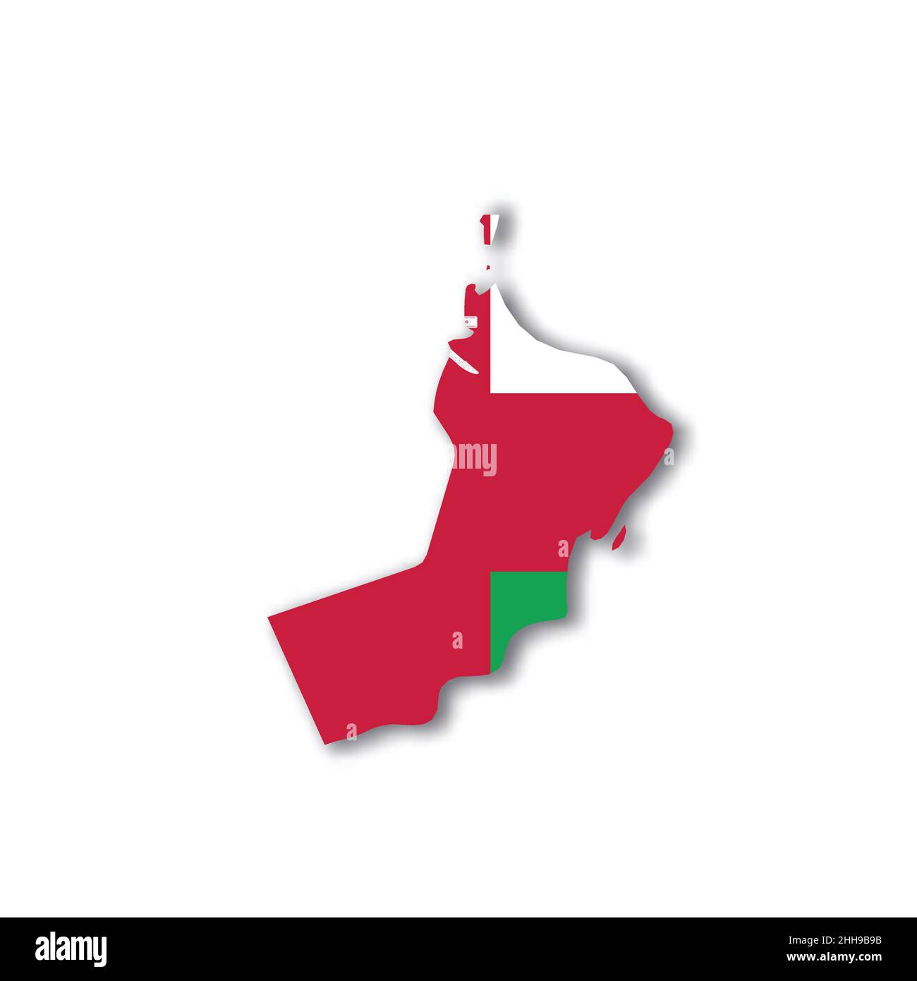 Oman flag territory with world map Stock Vector Images - Alamy
