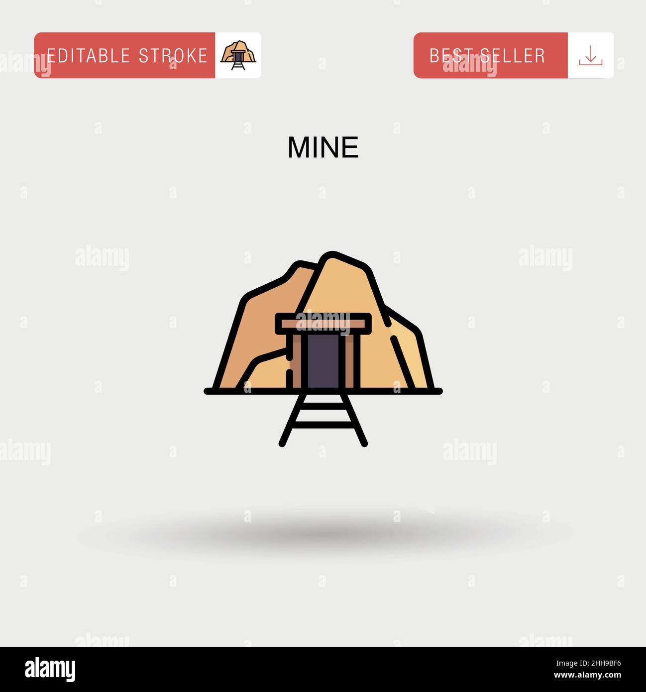 Mine open Stock Vector Images - Alamy