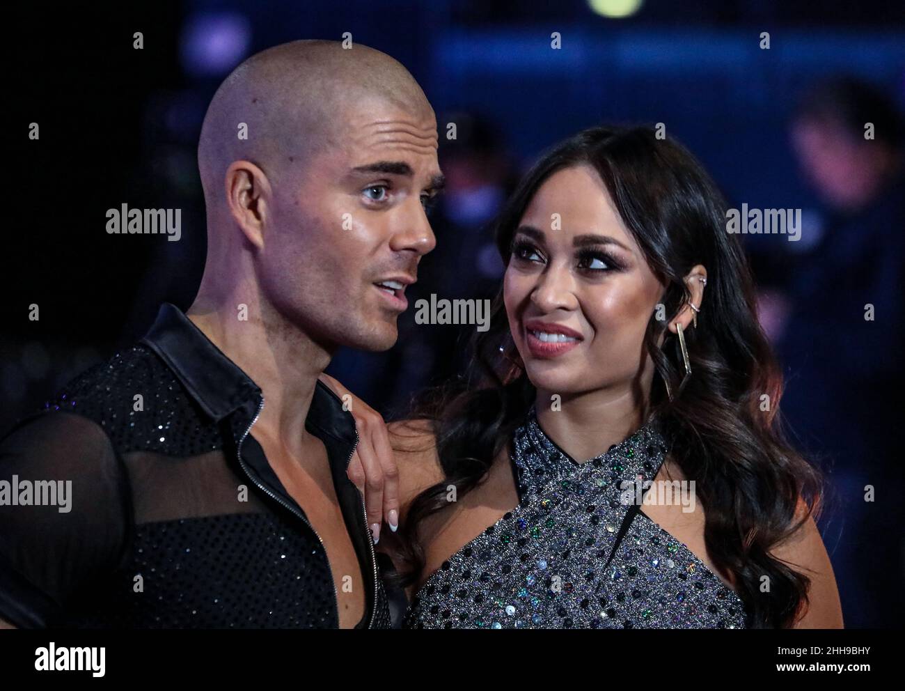 Birmingham, UK. 20th Jan, 2022. Max George and Katya Jones of the ...