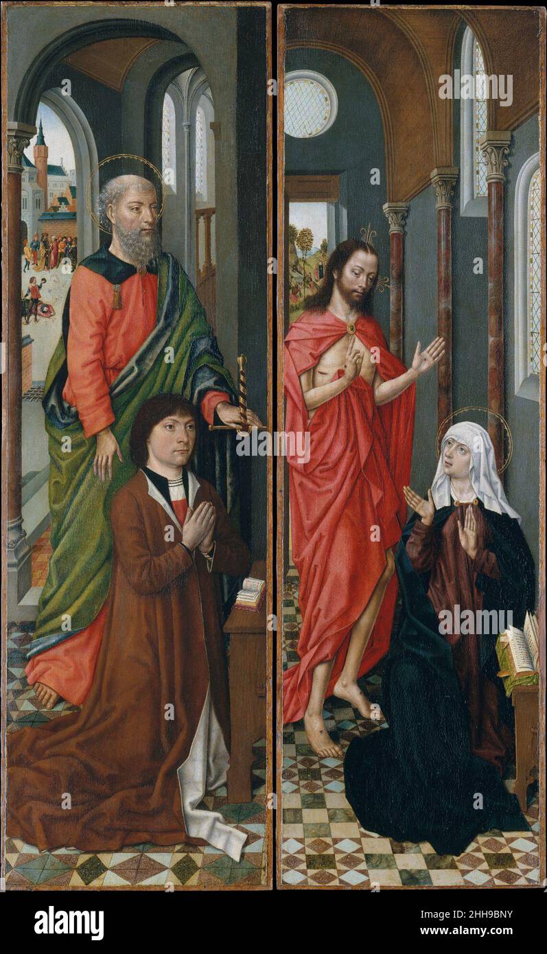 Saint Paul with Paolo Pagagnotti; Christ Appearing to His Mother late 1480s Master of the Saint ...