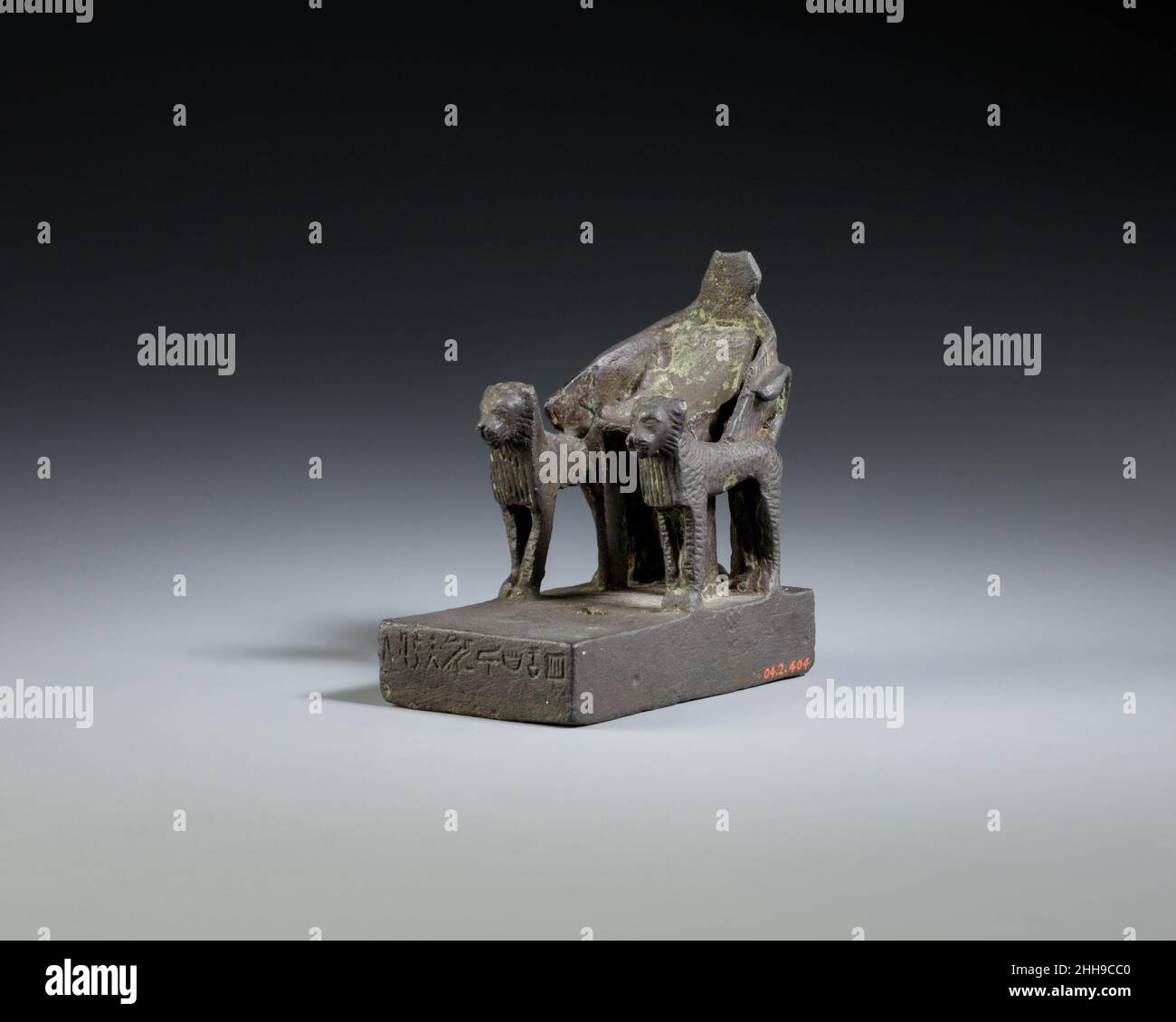 Throne for a god with royal stature 664–332 B.C. Late Period A goddess ...