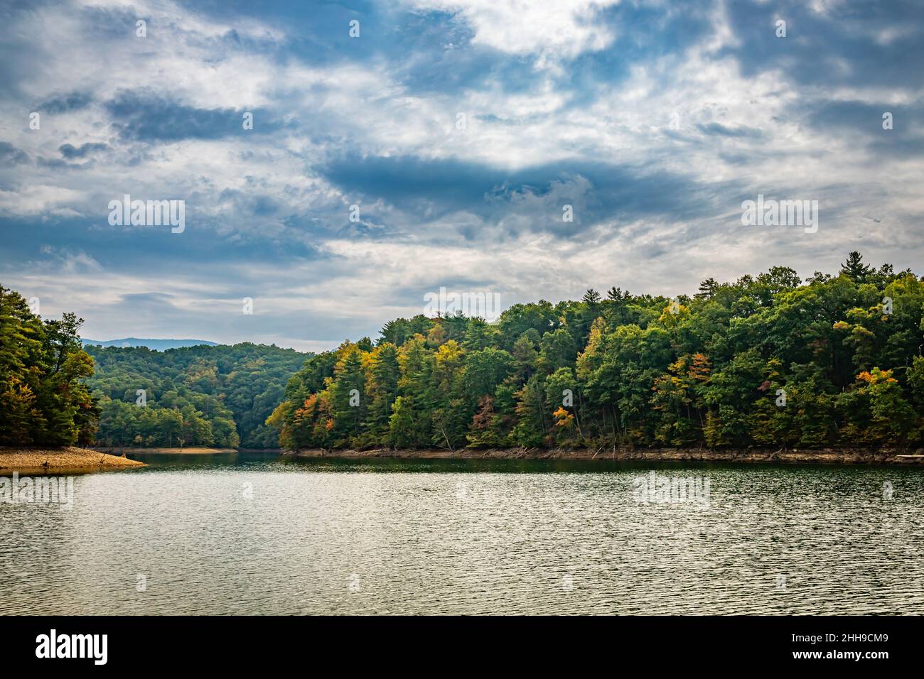 South Holston Lake was created by the construction of a Tennessee ...