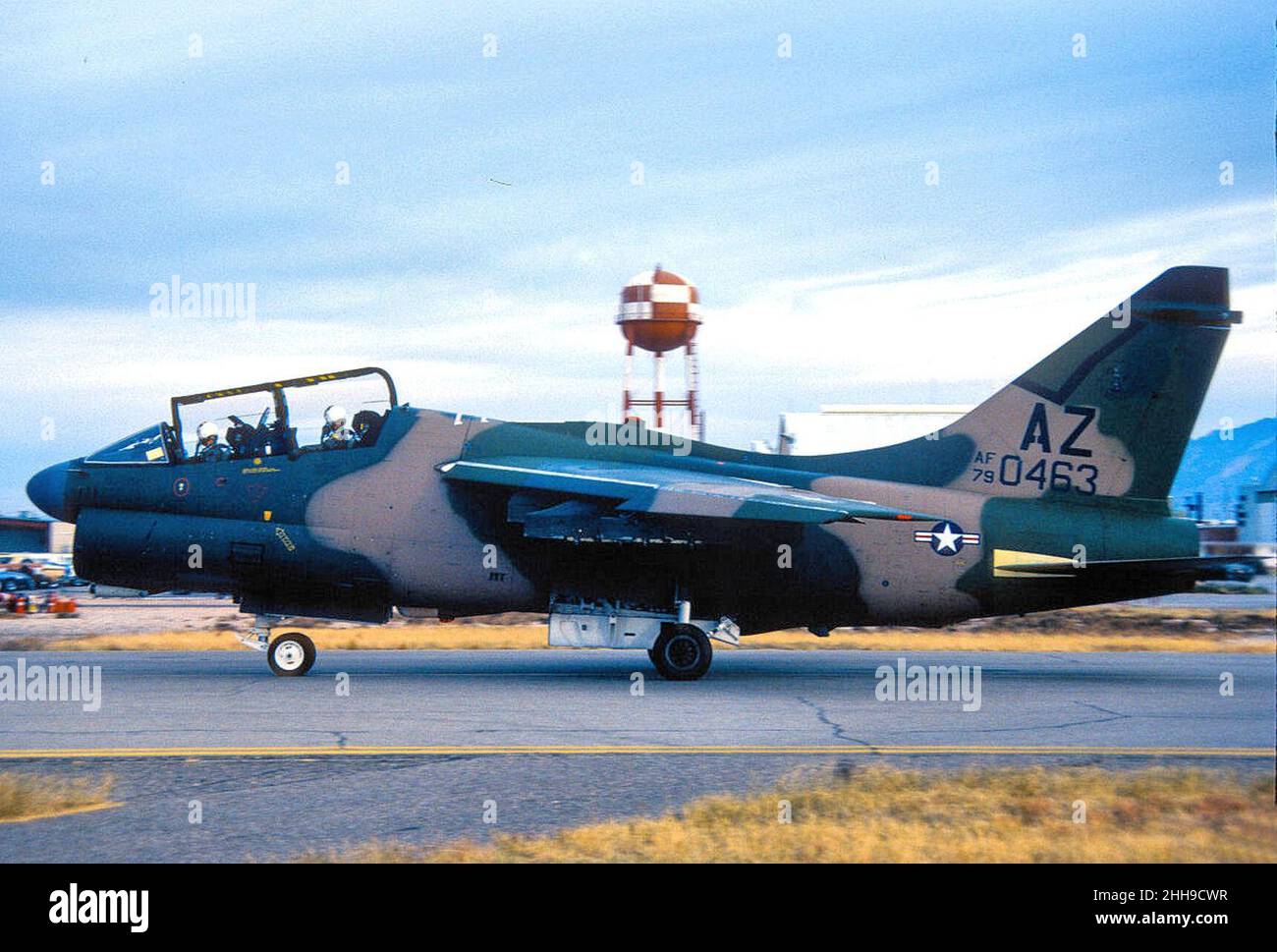152d Tactical Fighter Squadron A-7K Corsair II 79-0463 Stock Photo - Alamy