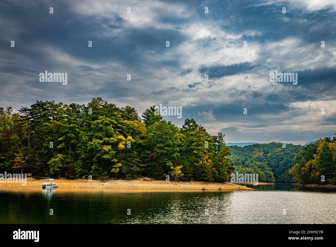 South Holston Lake was created by the construction of a Tennessee ...