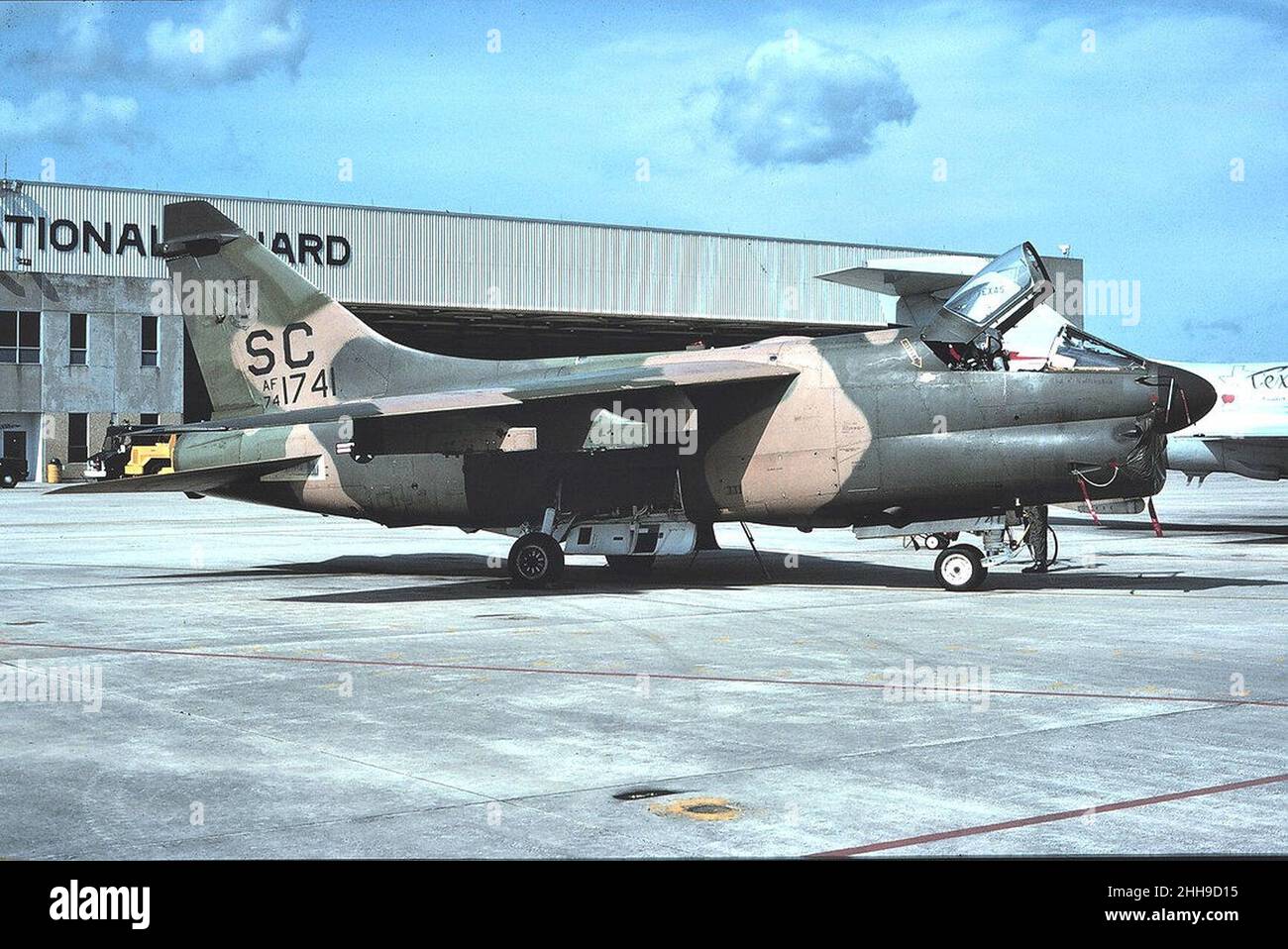 157th Tactical Fighter Squadron A-7D Corsair II 74-1741 Stock Photo - Alamy