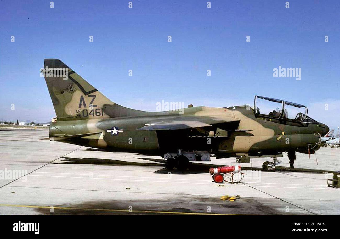 195th Tactical Fighter Training Squadron A-7K Corsair II 79-0461 Stock ...