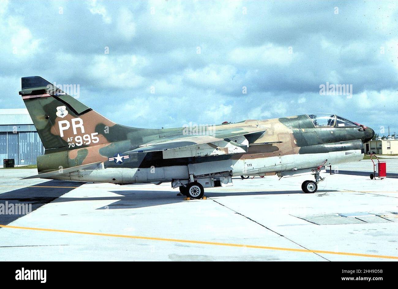 198th Tactical Fighter Squadron A-7D Corsair II 70-0995 Stock Photo - Alamy