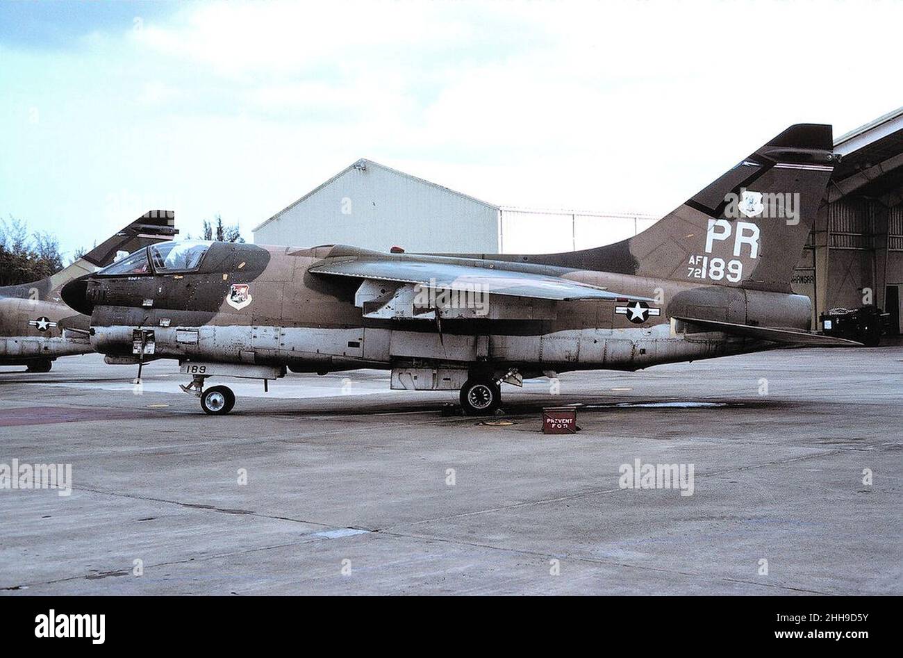 198th Tactical Fighter Squadron A-7D Corsair II 72-0189 Stock Photo - Alamy