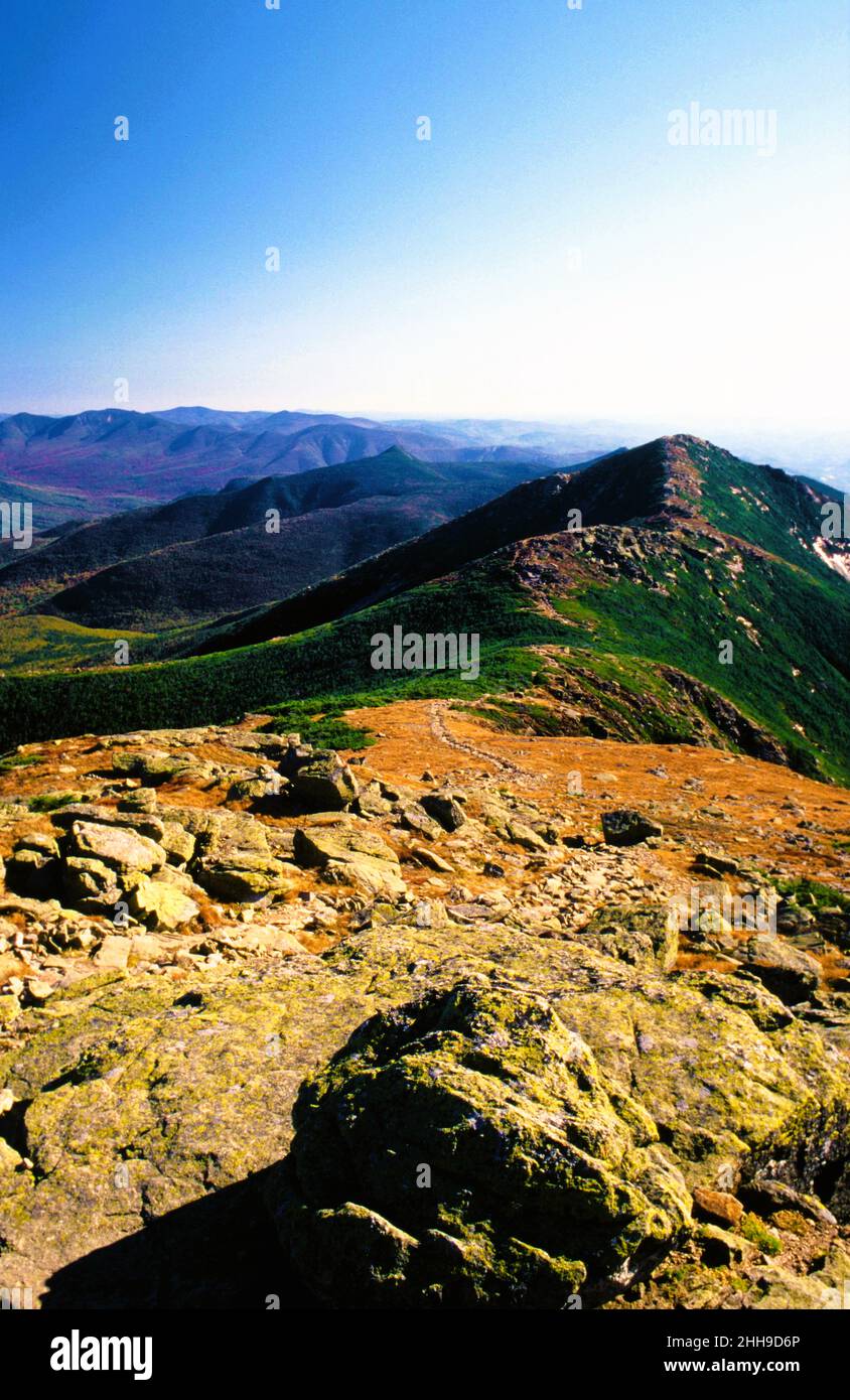 Appalachian Trail in the White Mountains of New Hampshire Stock Photo ...