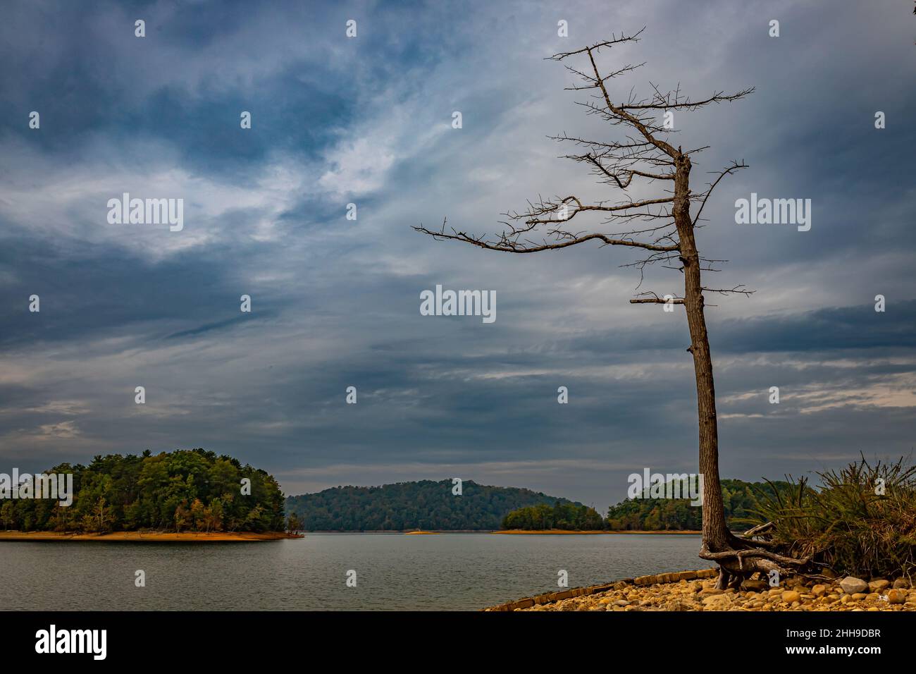 South Holston Lake was created by the construction of a Tennessee ...
