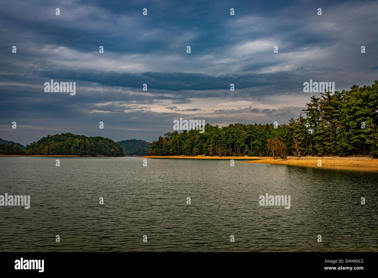 South Holston Lake was created by the construction of a Tennessee ...