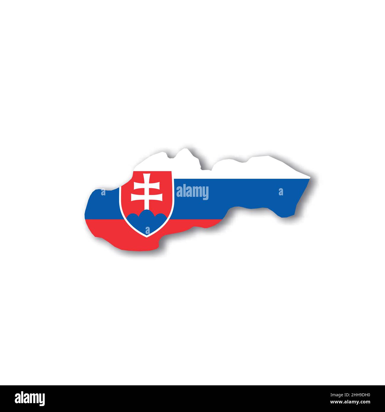 Slovak map hi-res stock photography and images - Alamy