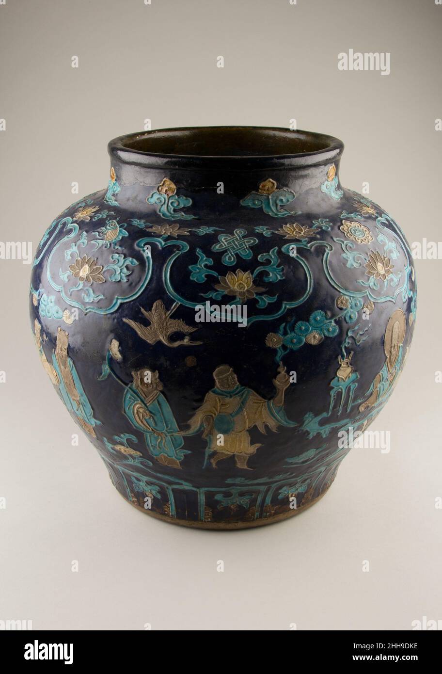 Jar with immortals late 15th century China. Jar with immortals. China ...