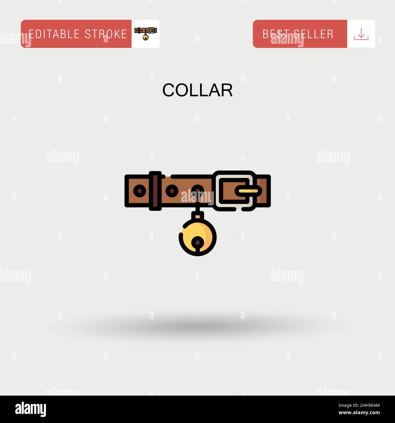 Collar Simple vector icon Stock Vector Image & Art - Alamy