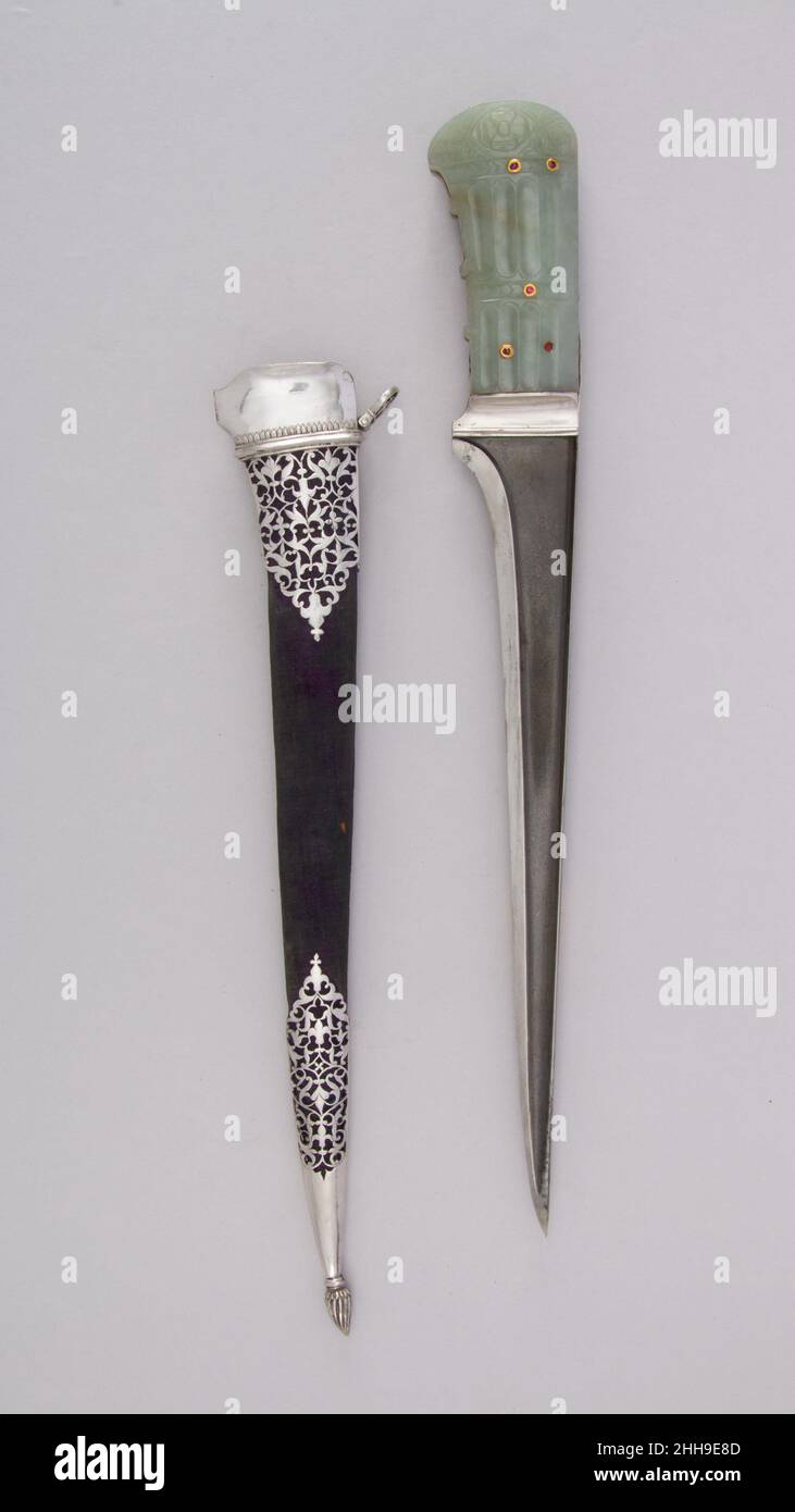 Dagger (Pesh-kabz) with Sheath late 18th–early 19th century Indian ...