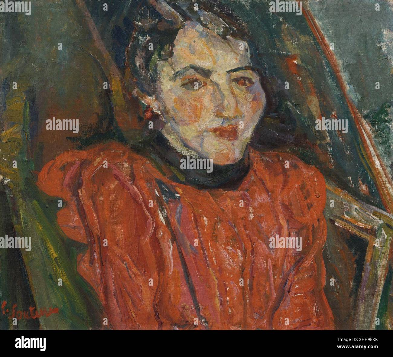 Chaïm Soutine - Portrait de Madame X (circa 1919 Stock Photo - Alamy