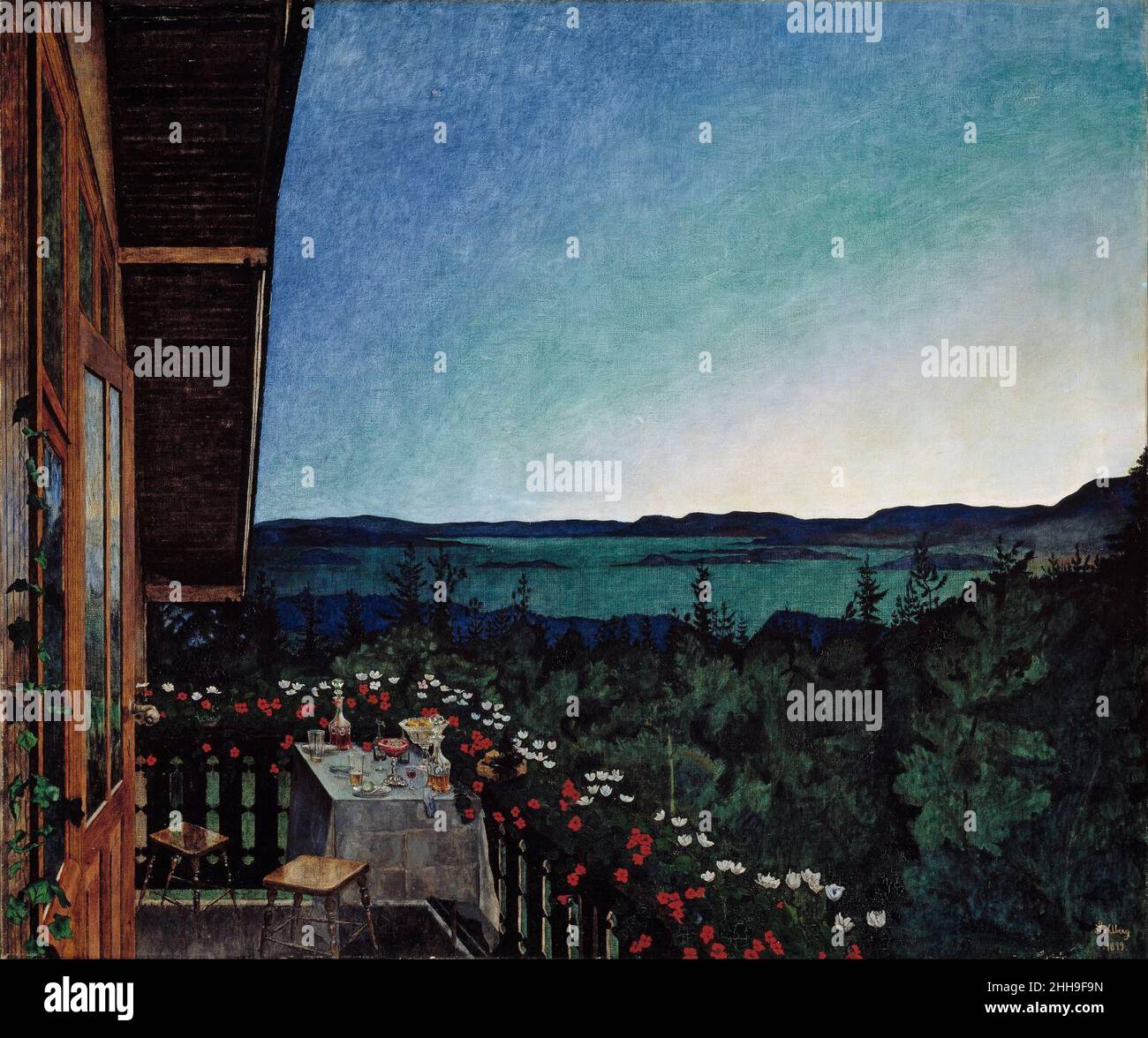 Harald sohlberg summer hi-res stock photography and images - Alamy